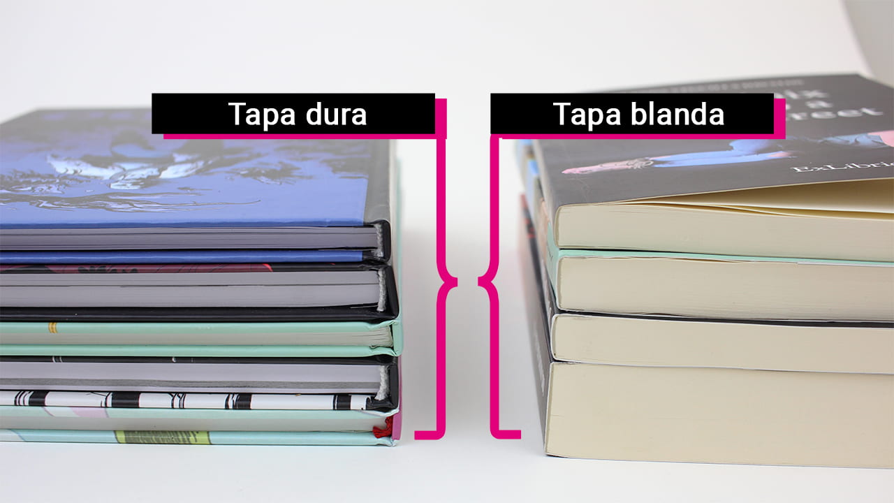Cubierta de un libro: ¿Cuándo pasta dura y cuándo pasta blanda?